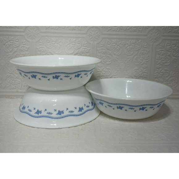 Corelle | Kitchen | Corelle Living Morning Blue Soup Salad Bowl 6 ...